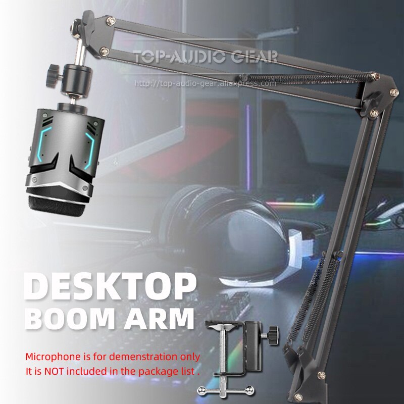 Desktop Suspension Boom Scissor Arm Microphone Tab... – Vicedeal