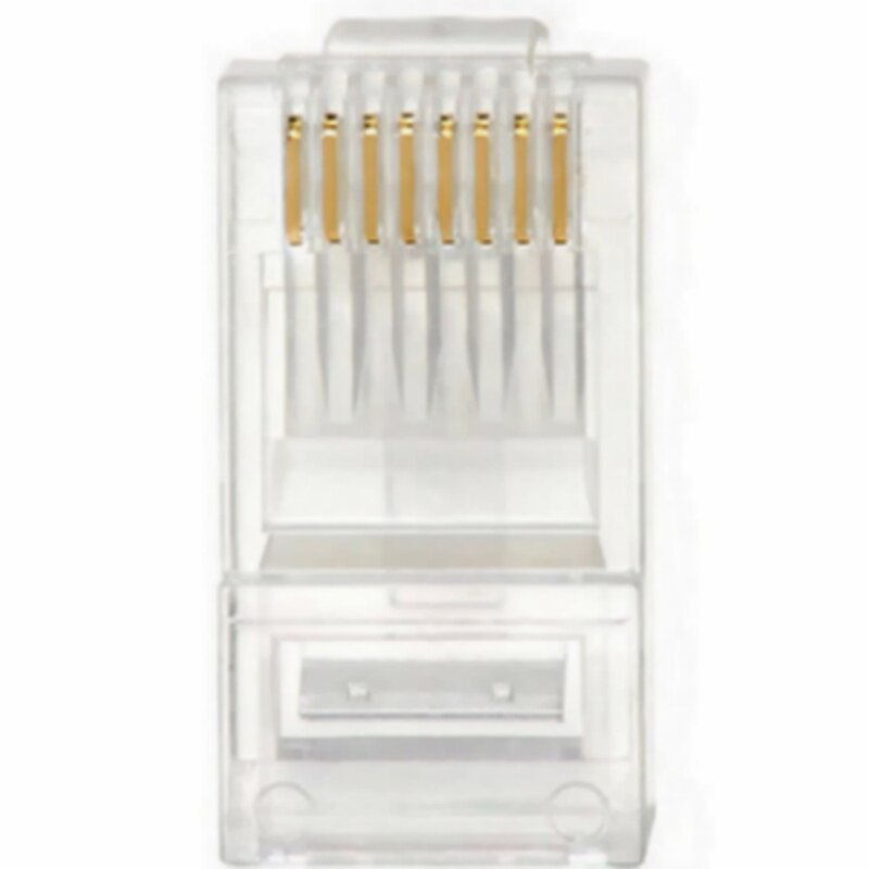 Crystal 8Pin RJ45 Modular Plug Rj-45 Network Cable... – Vicedeal
