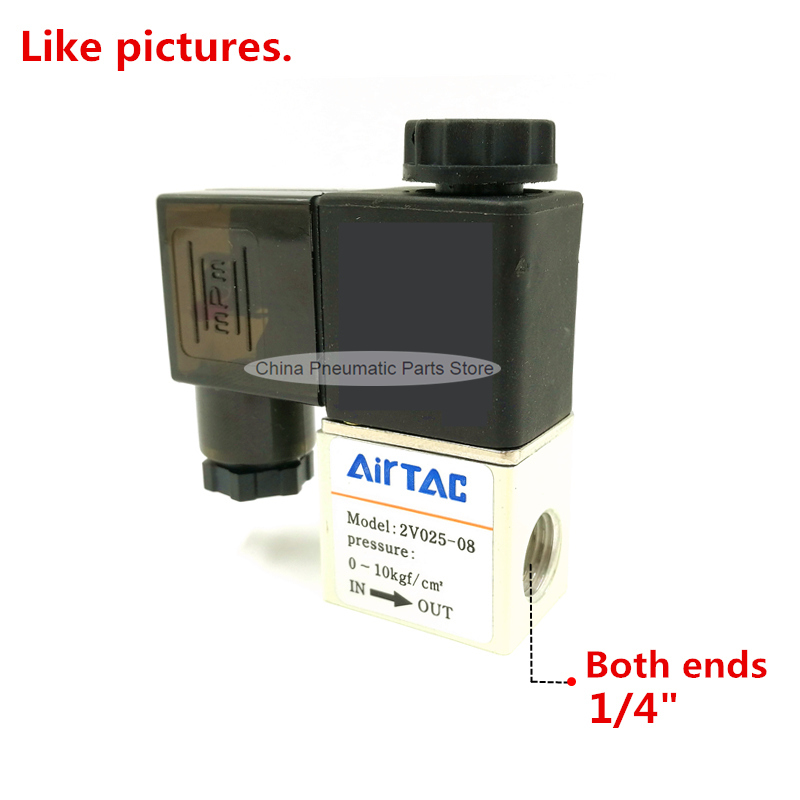 2V025-08 220V 24V Air Solenoid Valves 12V 2 Positi... – Grandado