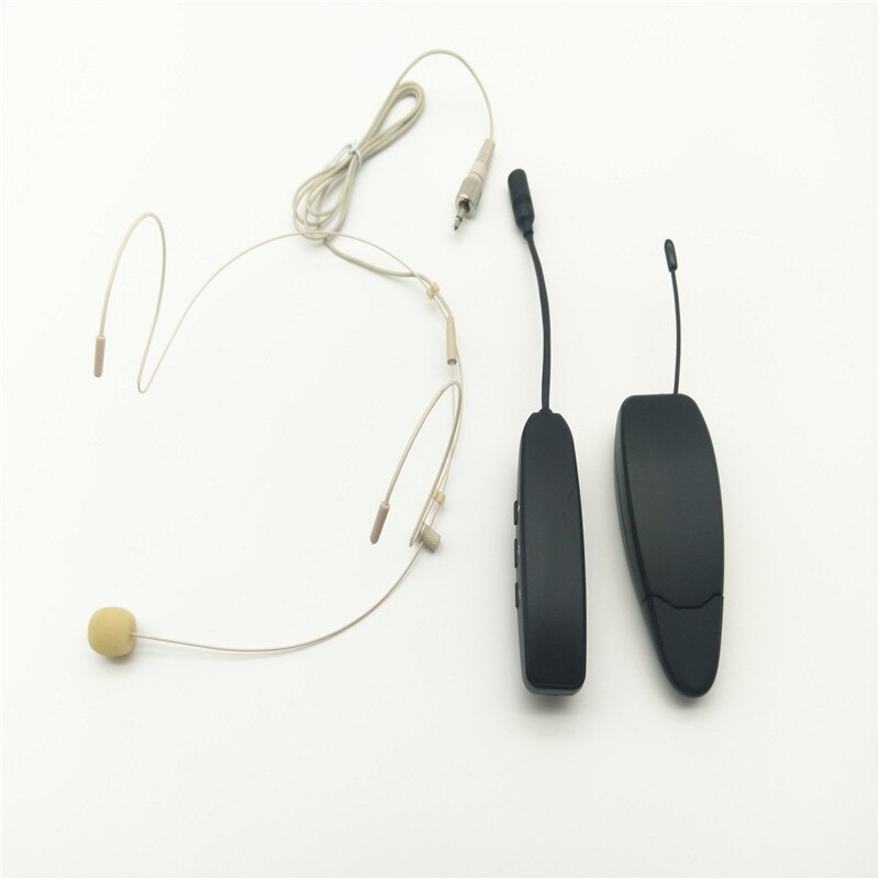 UHF Wireless Microphone Headset 2 in 1 Lavalier He... – Grandado