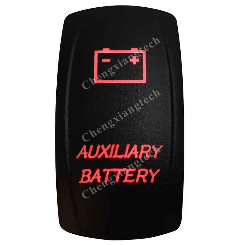 Red Led Light Car Boat Rocker Switch 12V 20A IP68 ... – Grandado