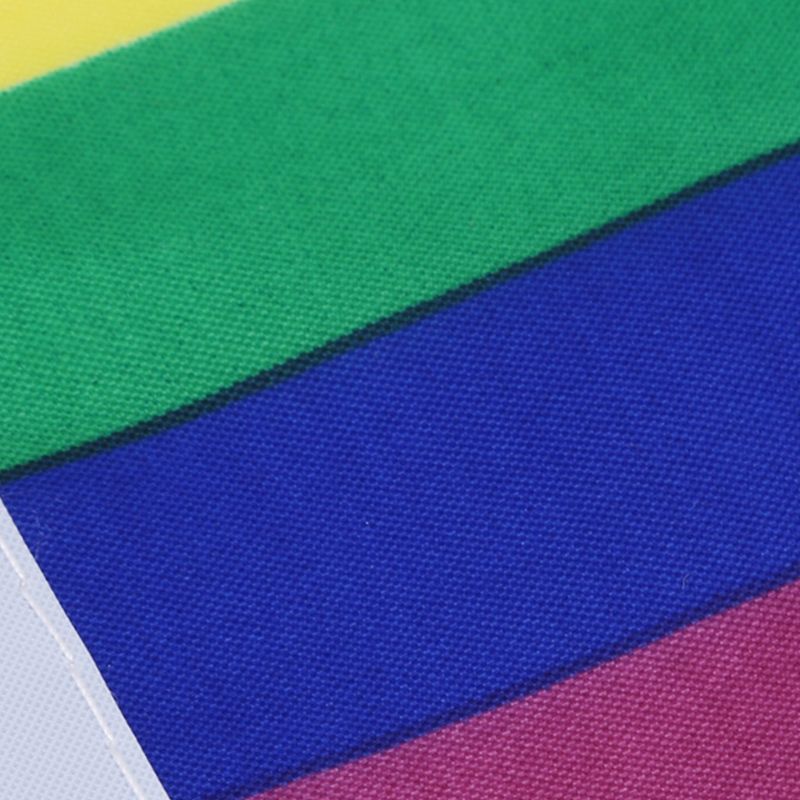 14x20cm Rectangle Cross Stripes Rainbow Gay Pride ... – Grandado