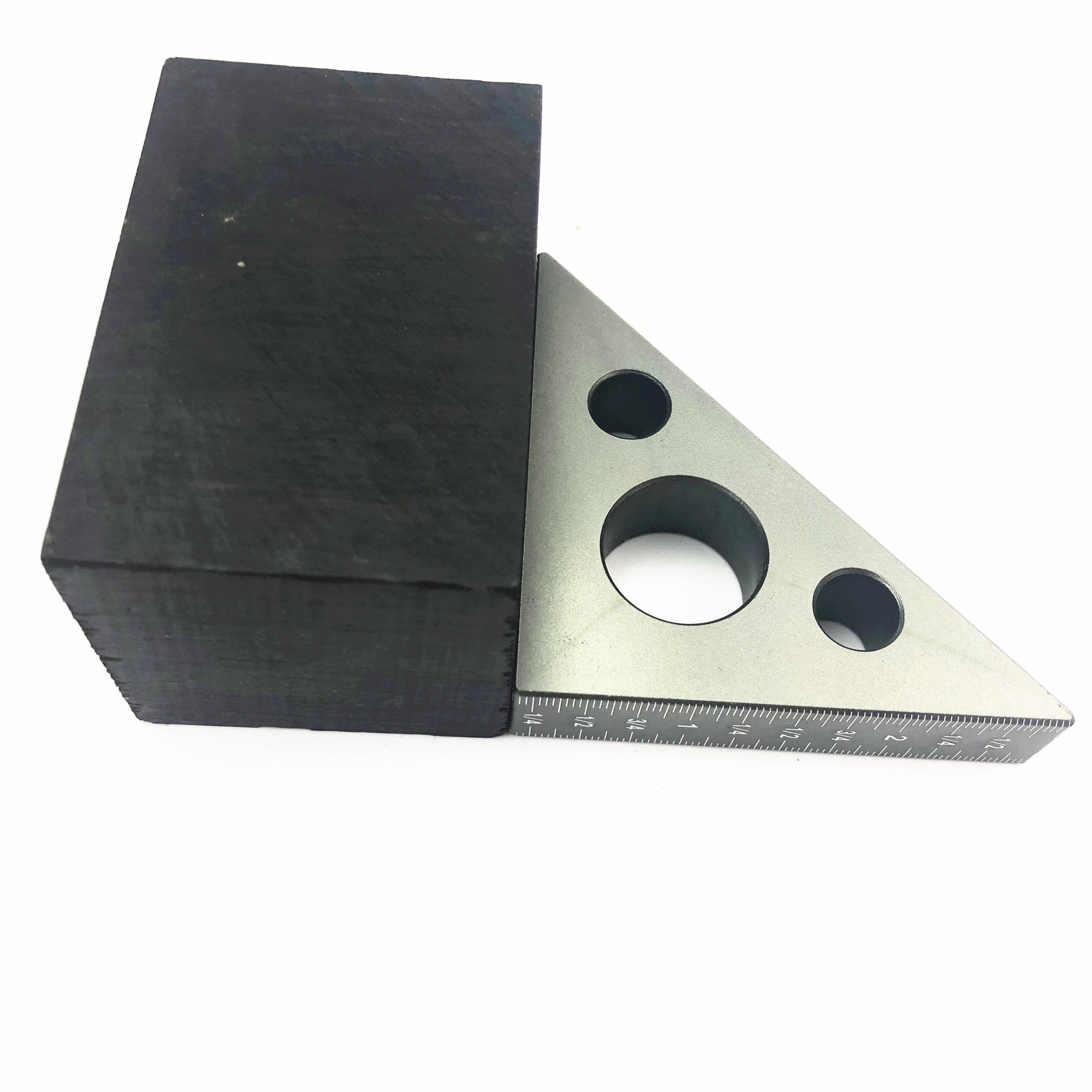 45 Degree Aluminum Alloy Angle Ruler Inch Metric T... – Vicedeal