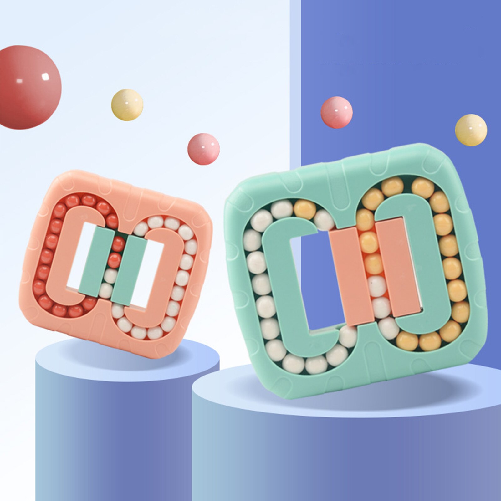 Rotating Magic Bean ABS Fingertip Bean Toy Decompr... – Grandado