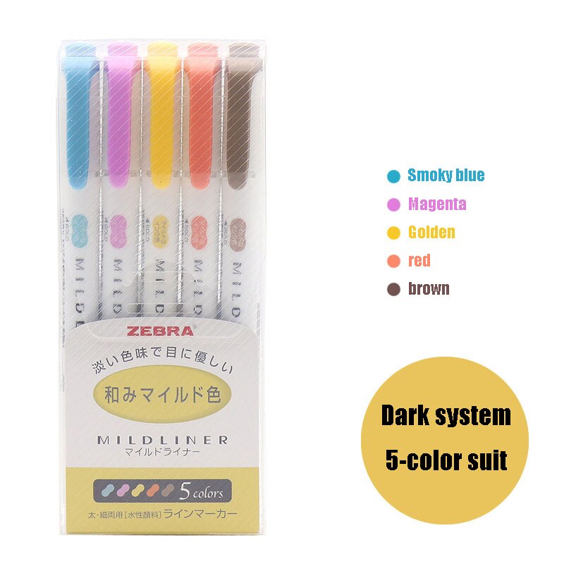 5. mildliner double headed highlighter set of Japa... – Grandado