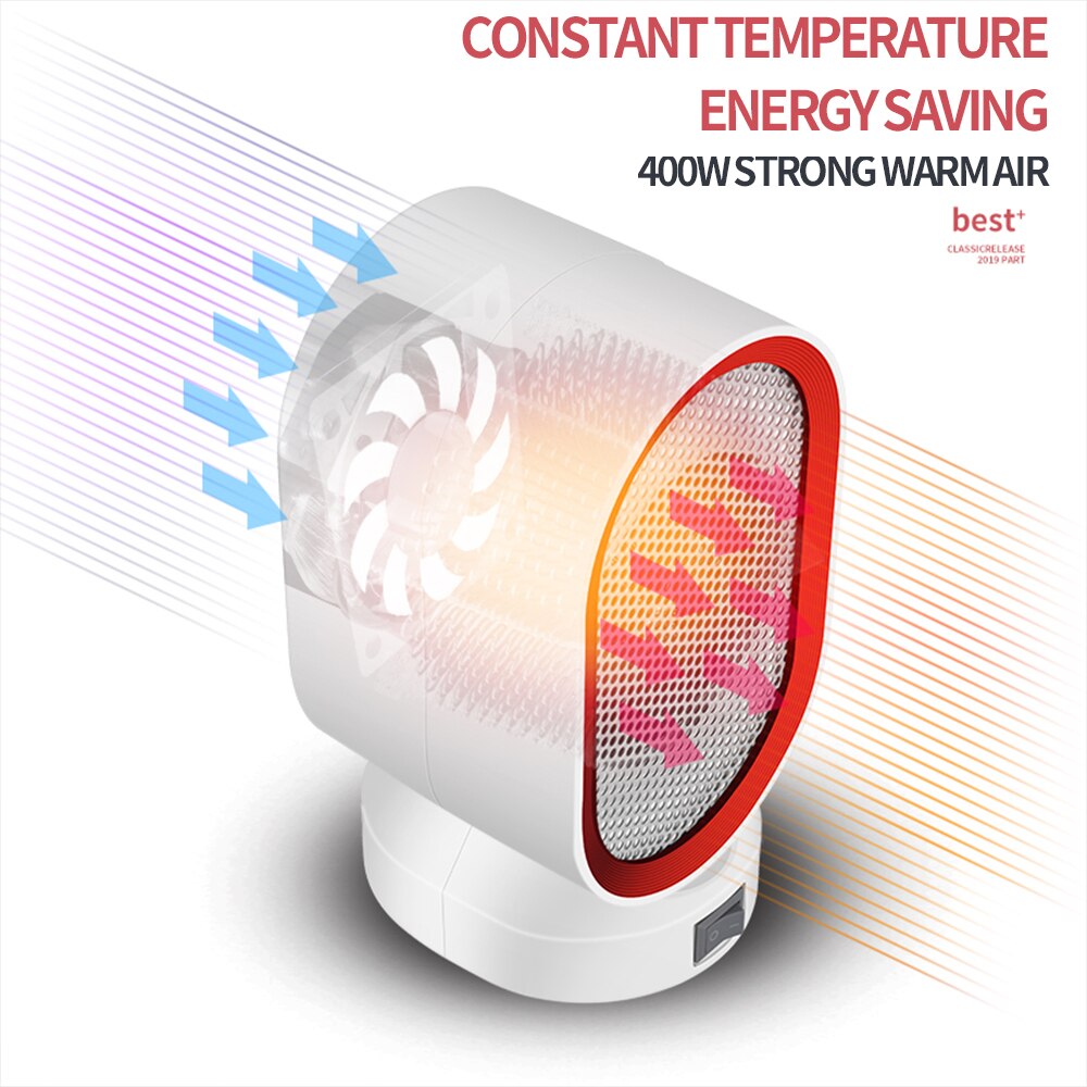 Small Space Heater Oscillating Heater Fast Heating... – Grandado