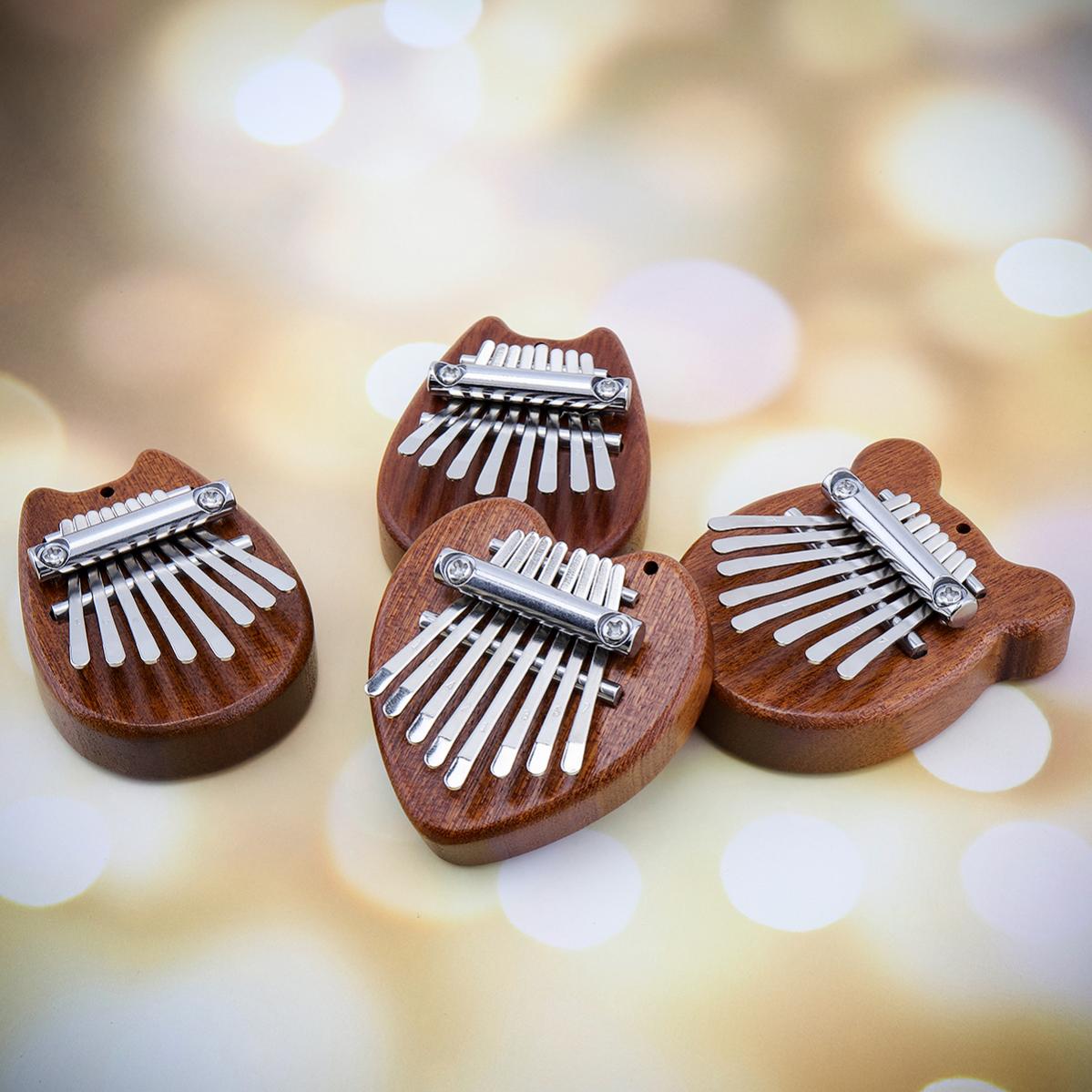Mini Piano à pouce en bois, 8 touches, Kalimba Sap... – Grandado