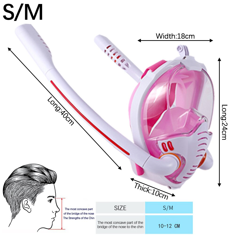 Full Face Snorkeling Scuba Masks Diving Masks Unde... – Vicedeal