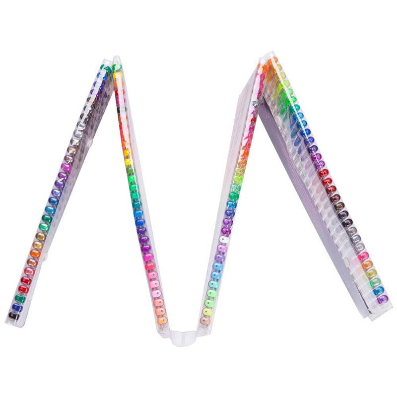100 Colors Gel Pens Set, Glitter Gel Pen for Color... – Grandado