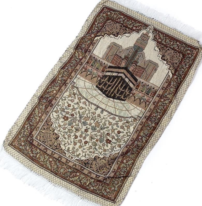110*70CM Thin Prayer Rug Mat Muslim Islamic Musall... – Grandado