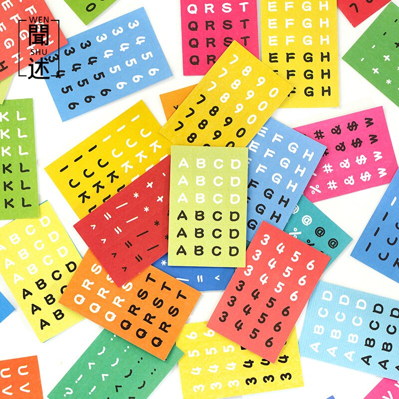 48pcs Alphabet Letter Sticker Self Adhesive Letter... – Vicedeal