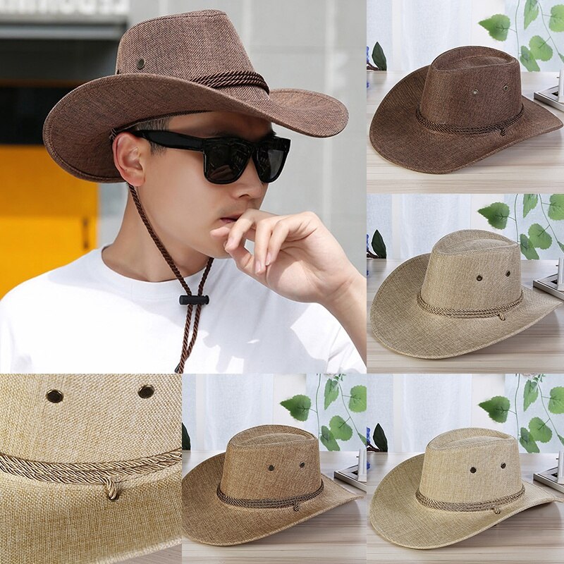 Unisex Jazz Sun Hat Caps Felt Hat Hats Cowboy Summ... – Vicedeal