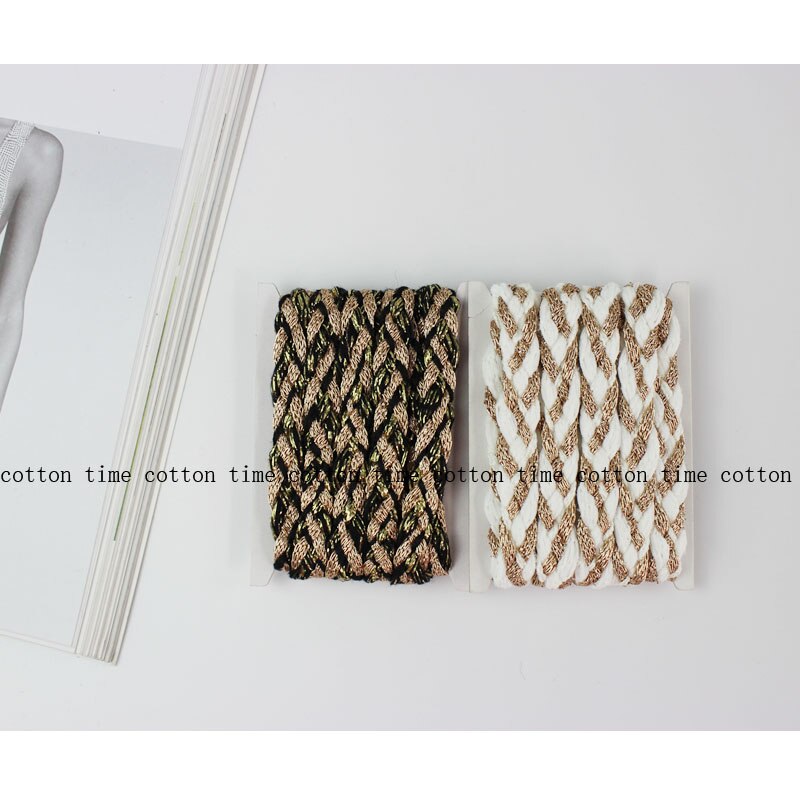 4yards/lot Mixed Braid Rope Golden Sewing Accessor... – Grandado