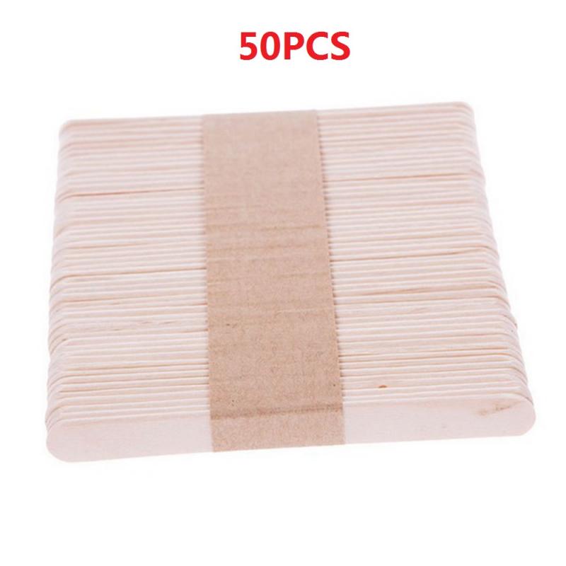 50pcs Ice Cream Popsicle Sticks Natural Wooden Sti... – Vicedeal