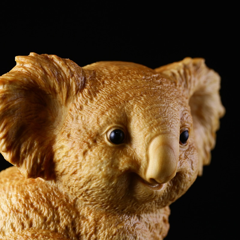 6 Cm Koala Beeldjes Dier Standbeeld Buxus Dier Dec... – Grandado