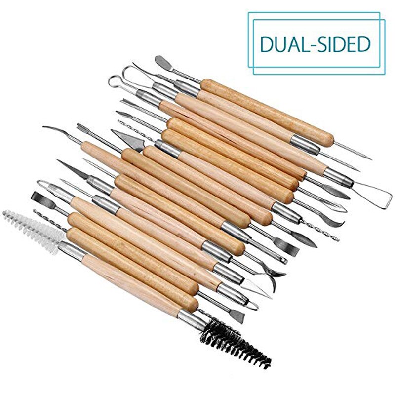 Pottery Tools Clay Sculpting Tool Set Wooden Handl... – Grandado