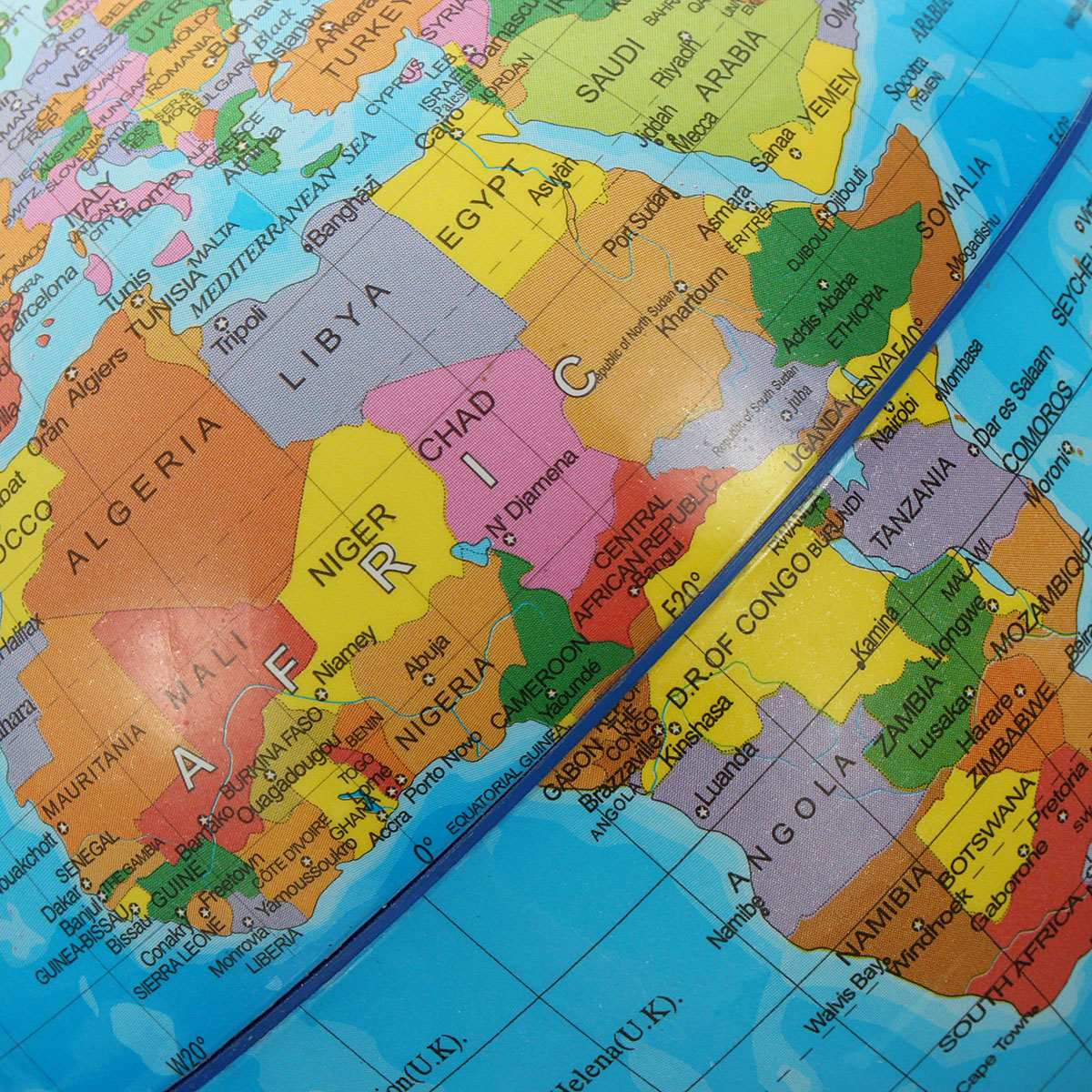 14CM Terrestrial Earth Globe World Map With Stand ... – Grandado