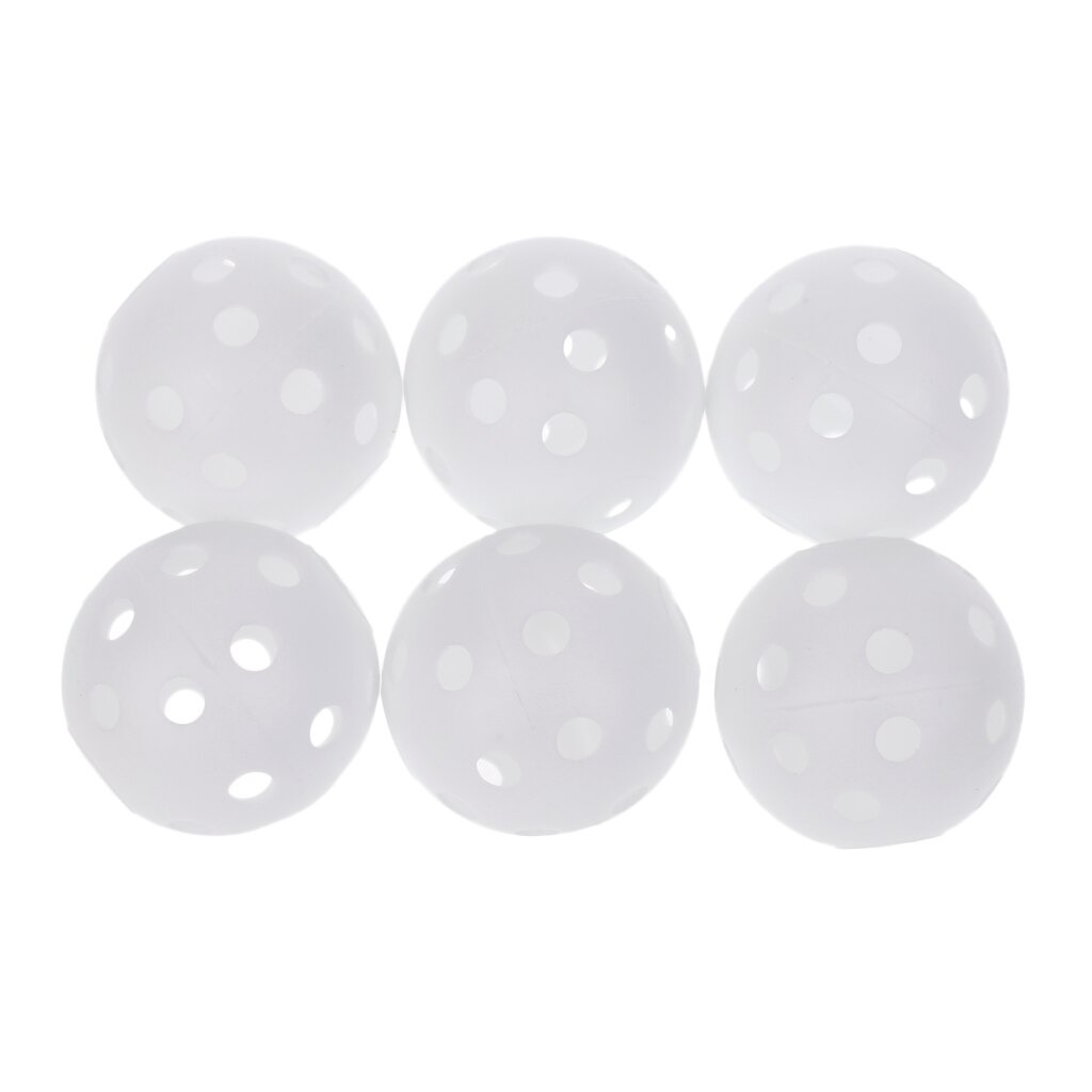 6pcs Perforated Plastic Indoor Outdoor Practice Ba... – Vicedeal
