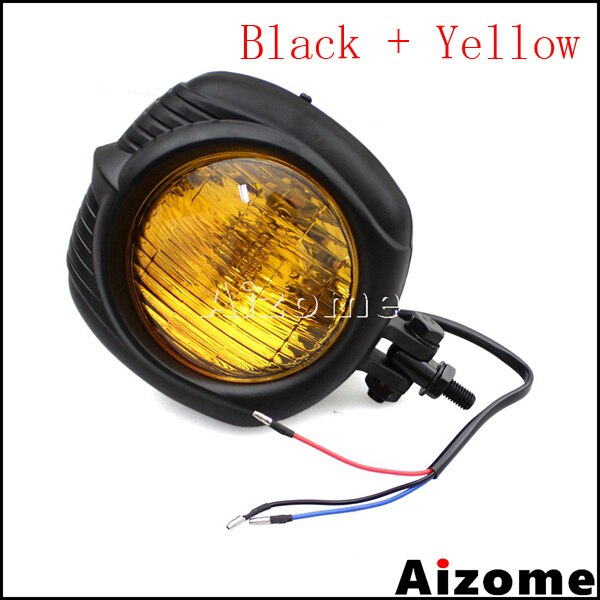 Motorfiets Old School Retro Koplamp Electroline Ko... – Grandado