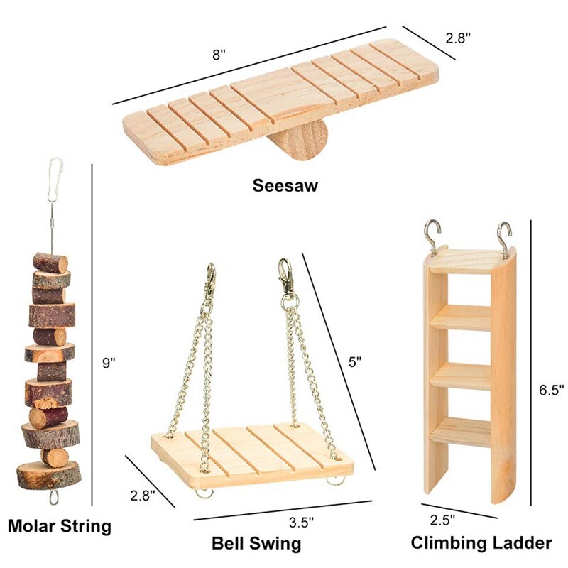 Hamster Chew Toys, Gerbil Rat Guinea Pig Chinchill... – Grandado