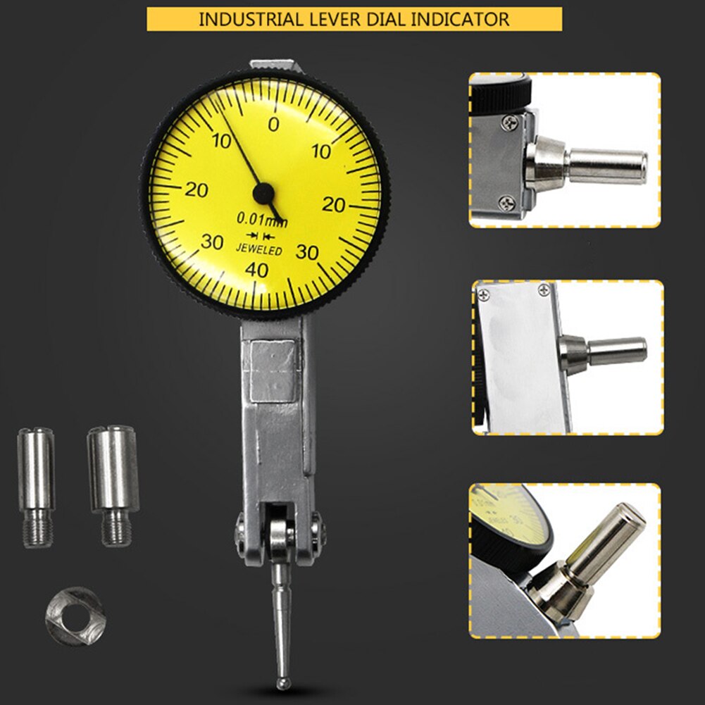 0-0.8mm Dial Gauge Accurate Aluminum Sensitivity M... – Vicedeal
