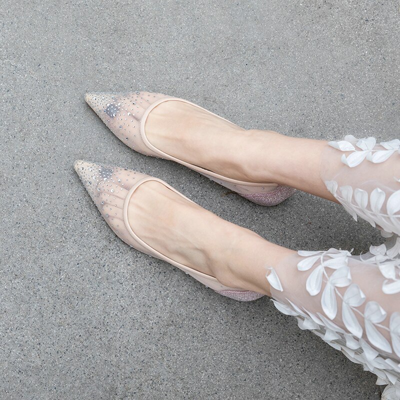 EshtonShero Women's Flats Shoes Woman Mesh Flat He... – Vicedeal