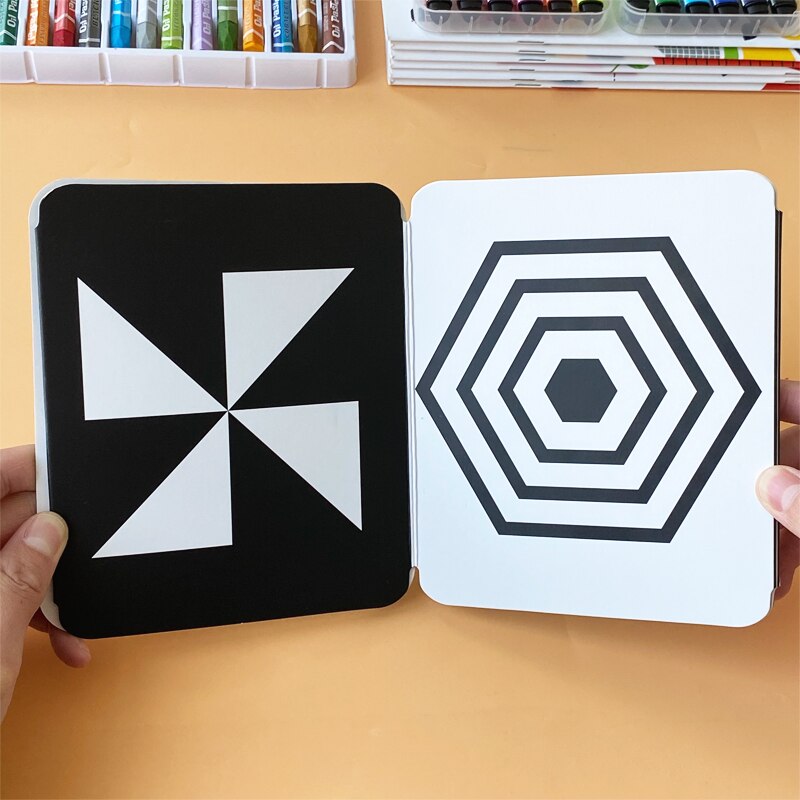 Baby Black White Flash Cards Kids Sensory Toys Hig... – Vicedeal