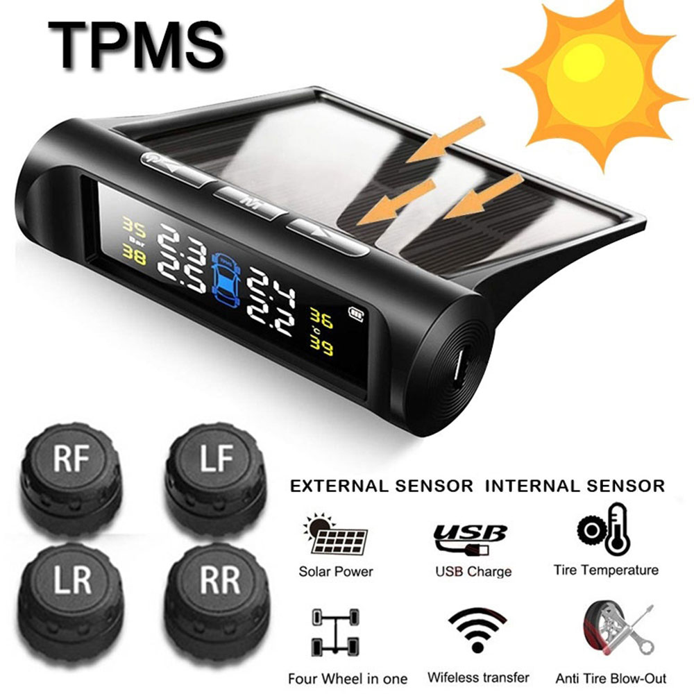 4 externe Sensoren TPMS Anti-Explosie Bandenspanni... – Grandado