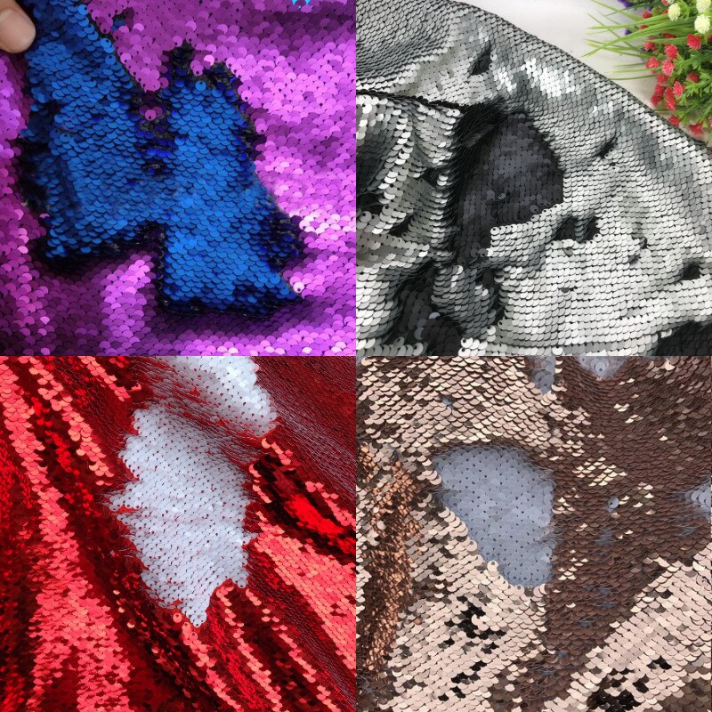 Lychee Life A4 Satin Sequin Leather Fabric High Qu... – Grandado