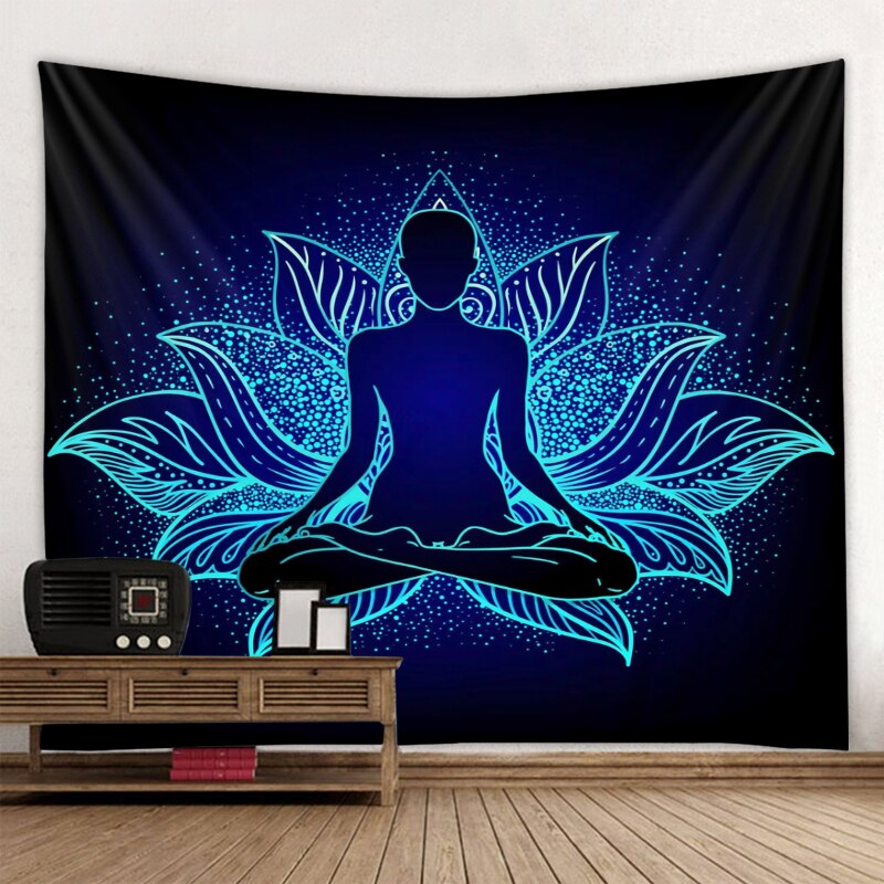 Mandala Tapestry Meditation Chakra Wall Mounted Ta... – Grandado