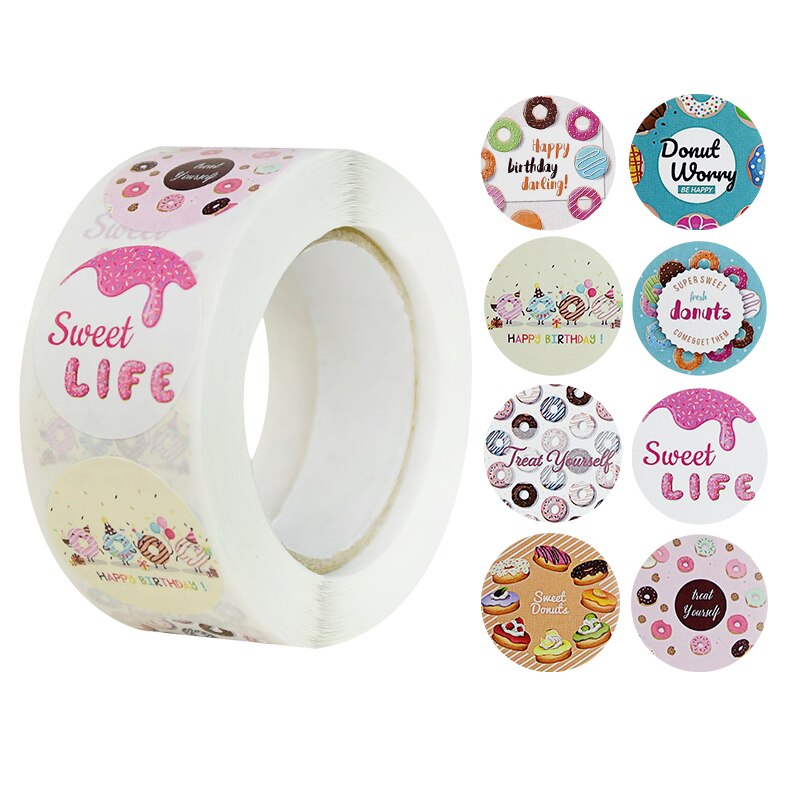 500Pcs Envelope Sealing Stickers Happy Birthday De... – Vicedeal