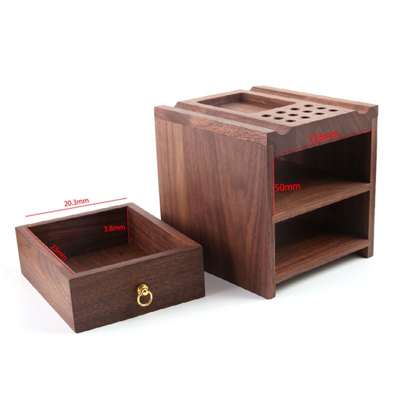 Leather Craft Tool Rack Stand Walnut Wood Storage ... – Grandado