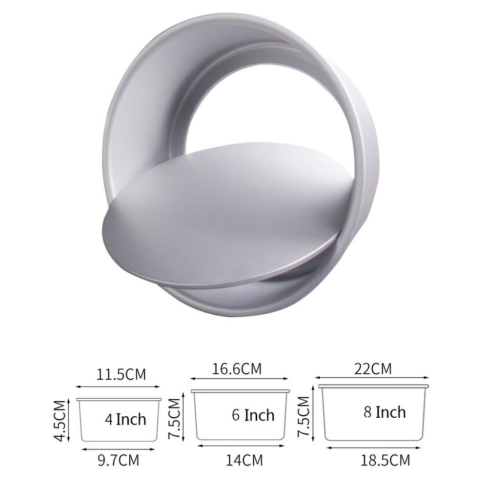 4/6/8 Inch Anode Cake Mould Removable Bottom Mold ... – Grandado