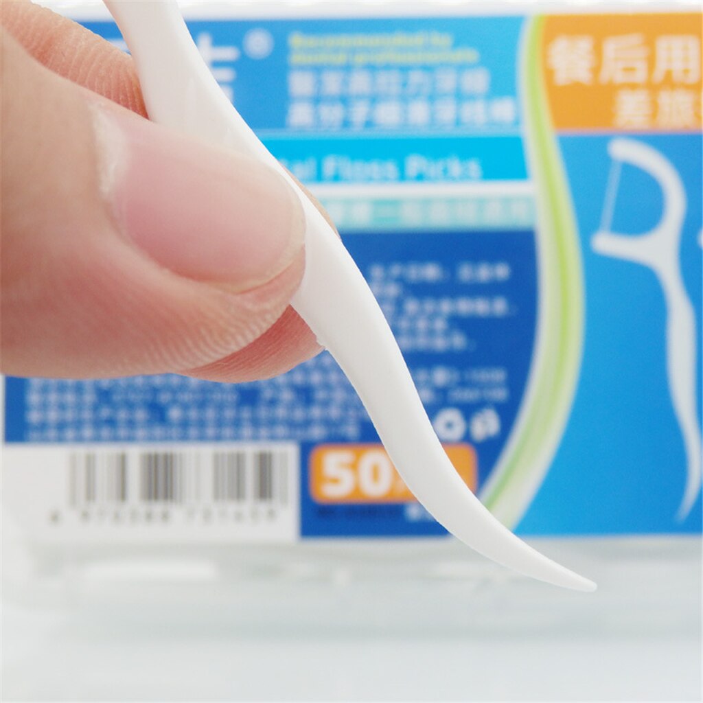 50pcs/box Dental Floss Teeth Stick Tooth Pick Inte... – Vicedeal