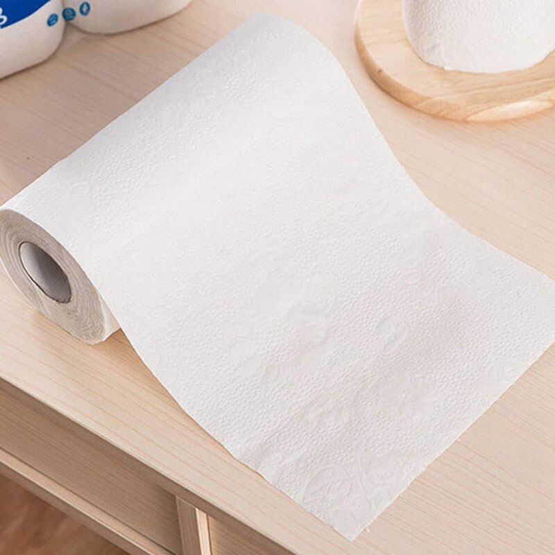 4 Rolls Towels Paper Kitchen,Oil Absorption Roll P... – Vicedeal