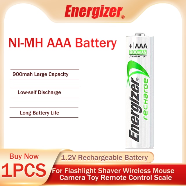 1-4pcs Energizer 1.2V 3A 900mAh AAA NI-MH Recharge... – Grandado