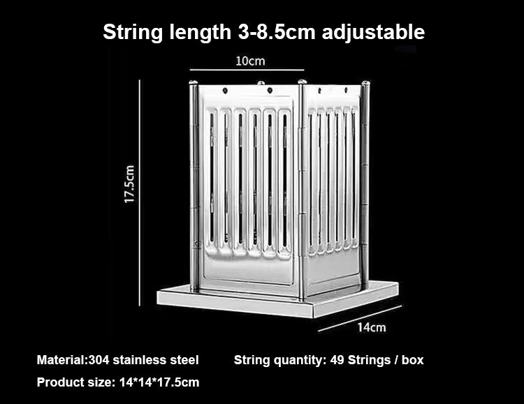 BBQ 49 Holes Meat Skewer Kebab Maker Box Machine B... – Vicedeal