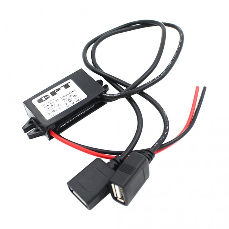 Universal USB Port 12V to 5V Reduction Voltage 3A ... – Vicedeal