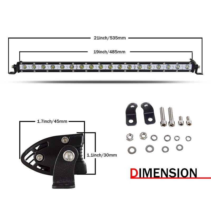 7'' 13'' 20inch Offroad LED Light Bar Flood Light ... – Grandado