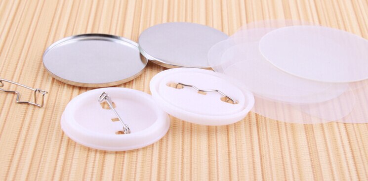 pin button 75mm(3") pin badge metarail black plast... – Vicedeal