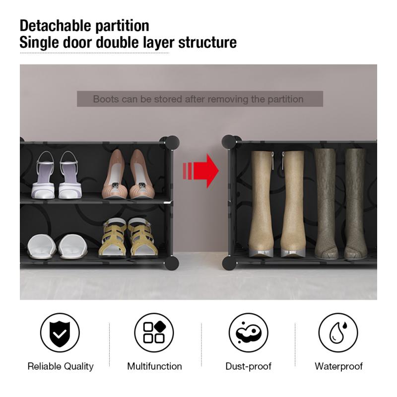 Modular Shoe Cabinet Shoe Storage Combination Shoe... – Grandado