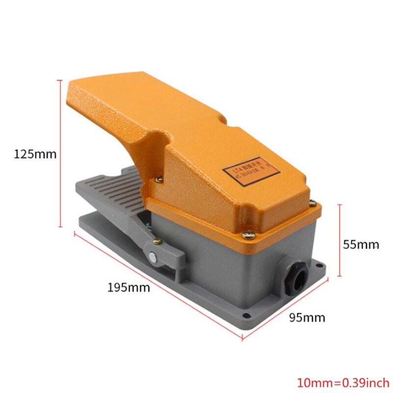 LT4 foot switch aluminium case treadle pedal switc... – Grandado