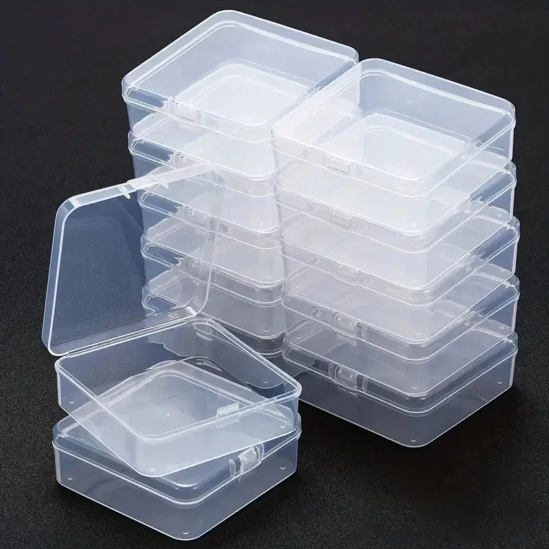 Mini Plastic Box （no big box） Square Storage Conta... – Grandado