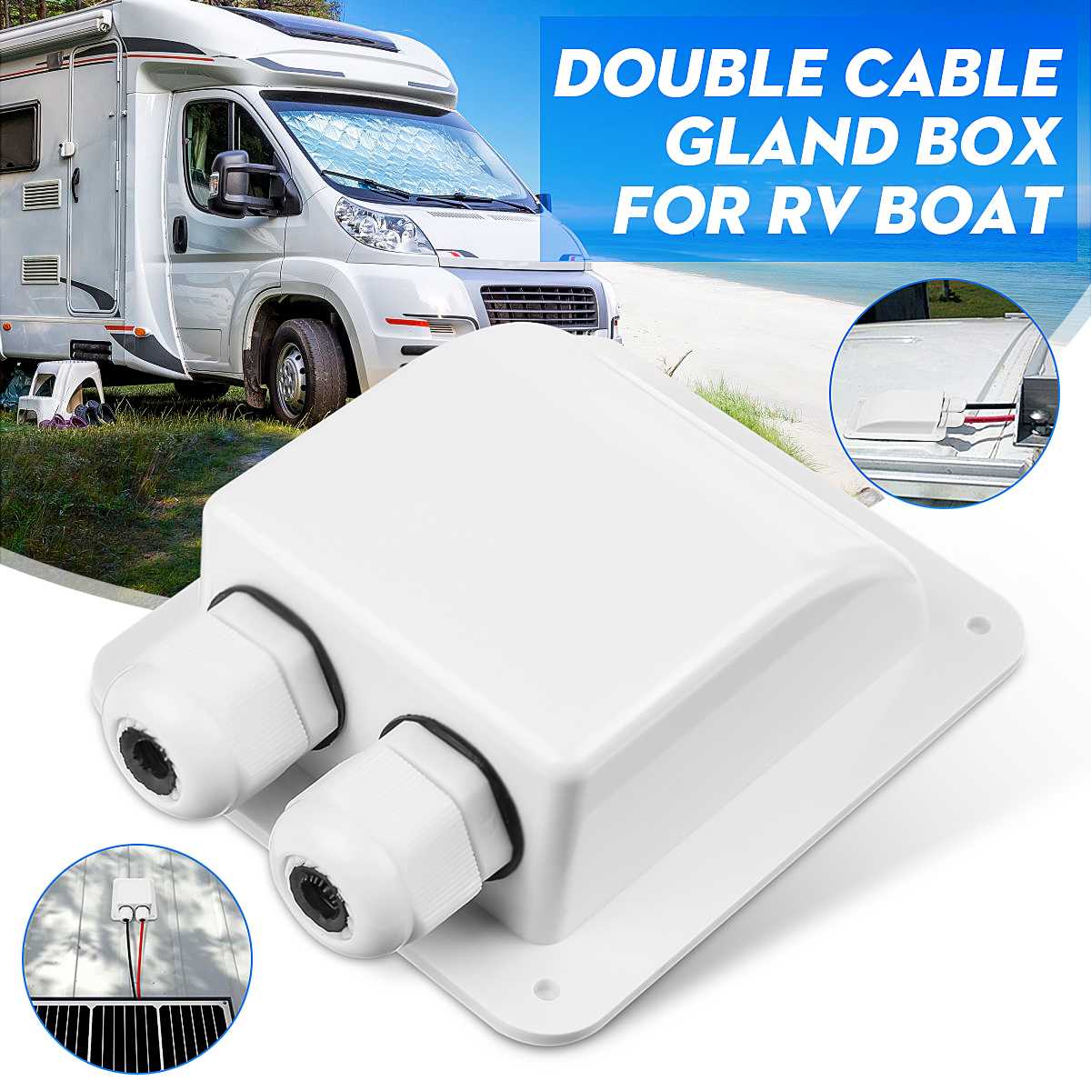Double Holes Wire Cable Entry Gland Connector Box ... – Grandado
