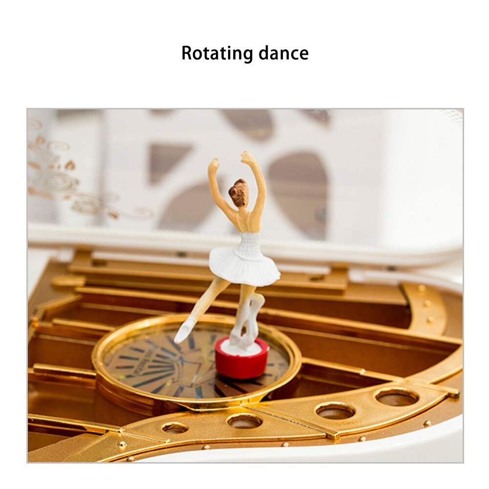Piano Rotating Dancer Music Box Grand For Valentin... – Vicedeal