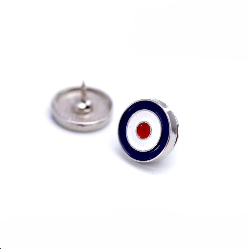 Personality Interesting round red dot suit pin Tar... – Grandado