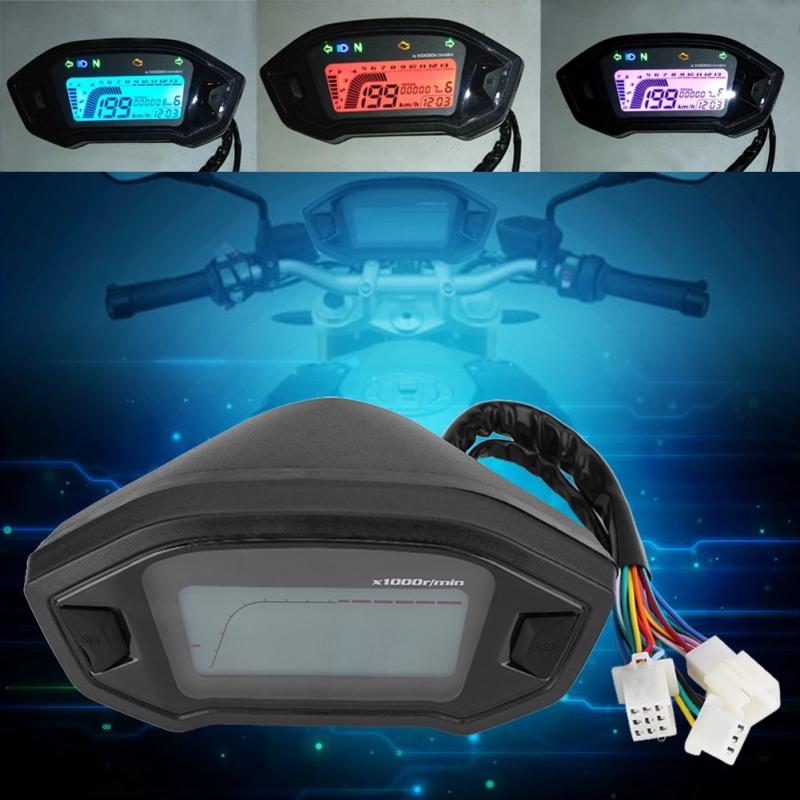 velocimetro moto Motorcycle Speedometer Colorful LCD Digital ...