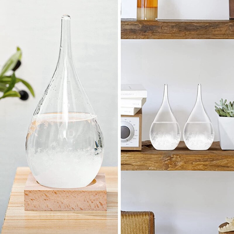 Storm Glass Weather Station-Shaped Weather Predict... – Grandado