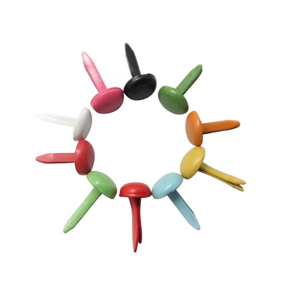 PPYY -500 Pcs Mixed Pastel Round Brads Scrapbookin... – Grandado