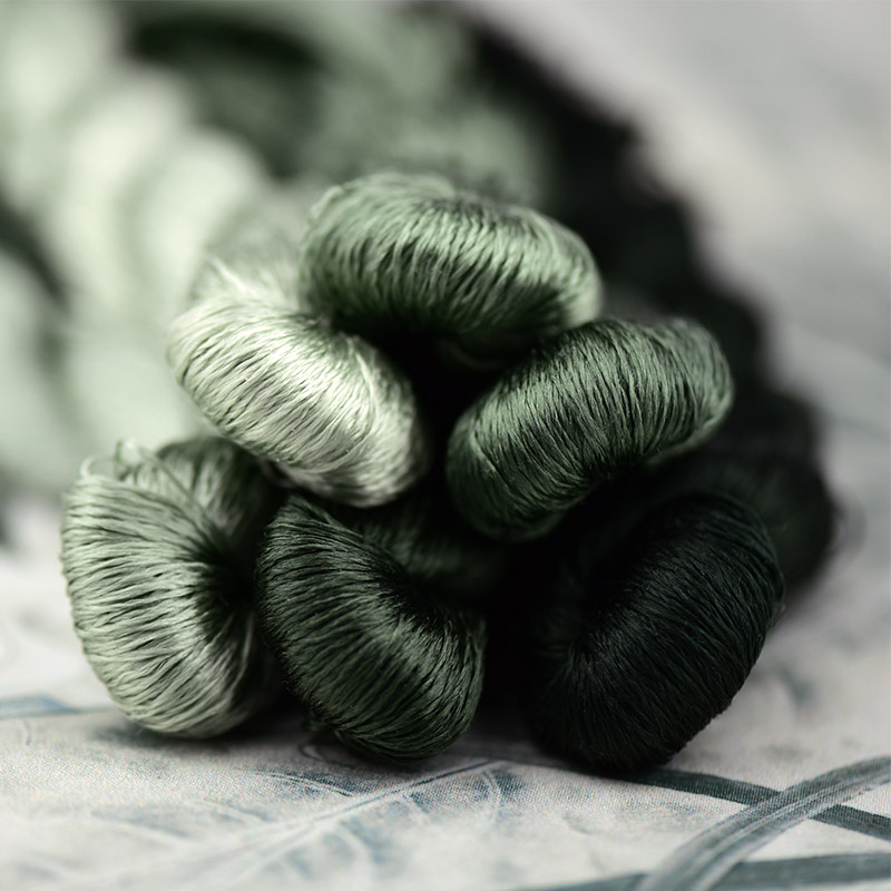 Hilo de seda 100% para bordar a mano, punto de cru... – Grandado